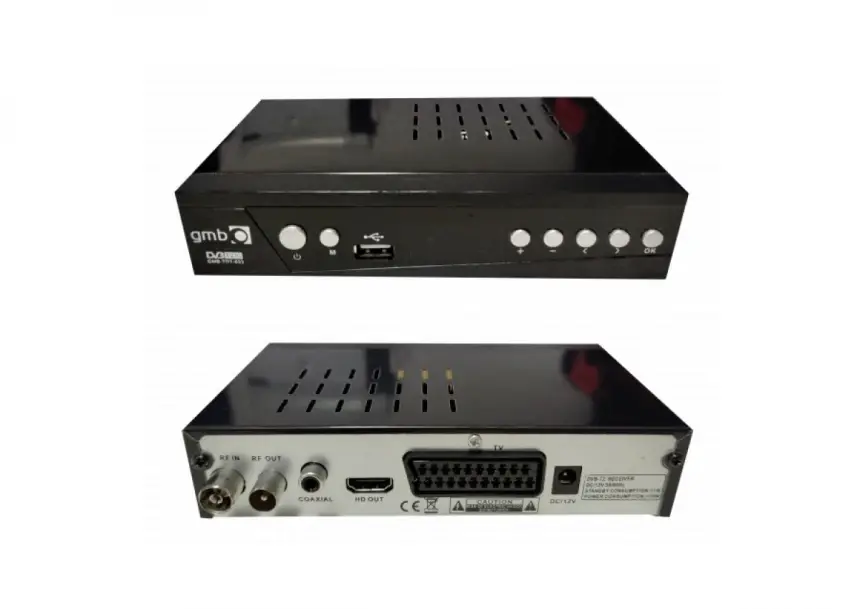 GMB-TDT-033 ** DVB-T2/C SET TOP BOX USB/HDMI/Scart/RF-out, PVR, Full HD,H264, hdmi-kabl (1279)