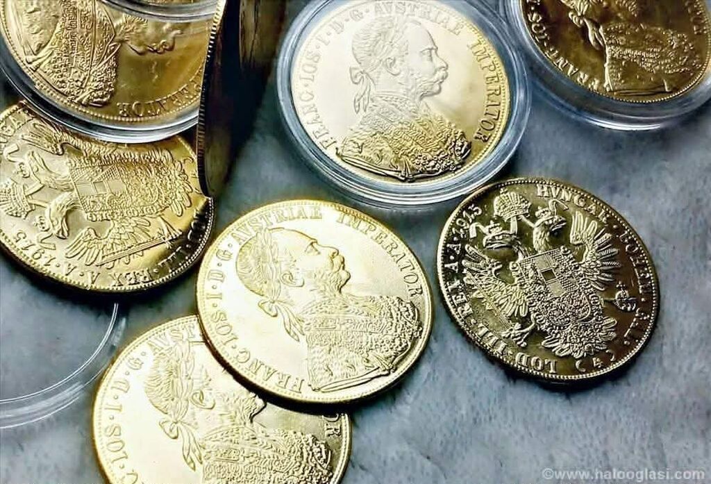 04. Franc Jozef dukati 24K pozlata Veliki 2400 din/Mali 1800 din
