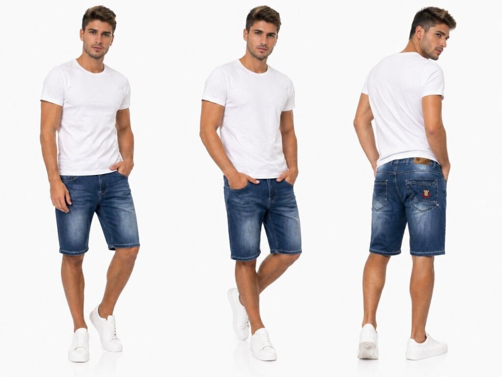 Bermude muške tanji letnji teksas Vel L-Xl Povoljno