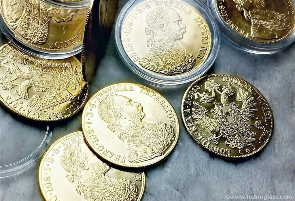        Franc Jozef dukati 24K pozlata           Veliki 2000 din/Mali 1500