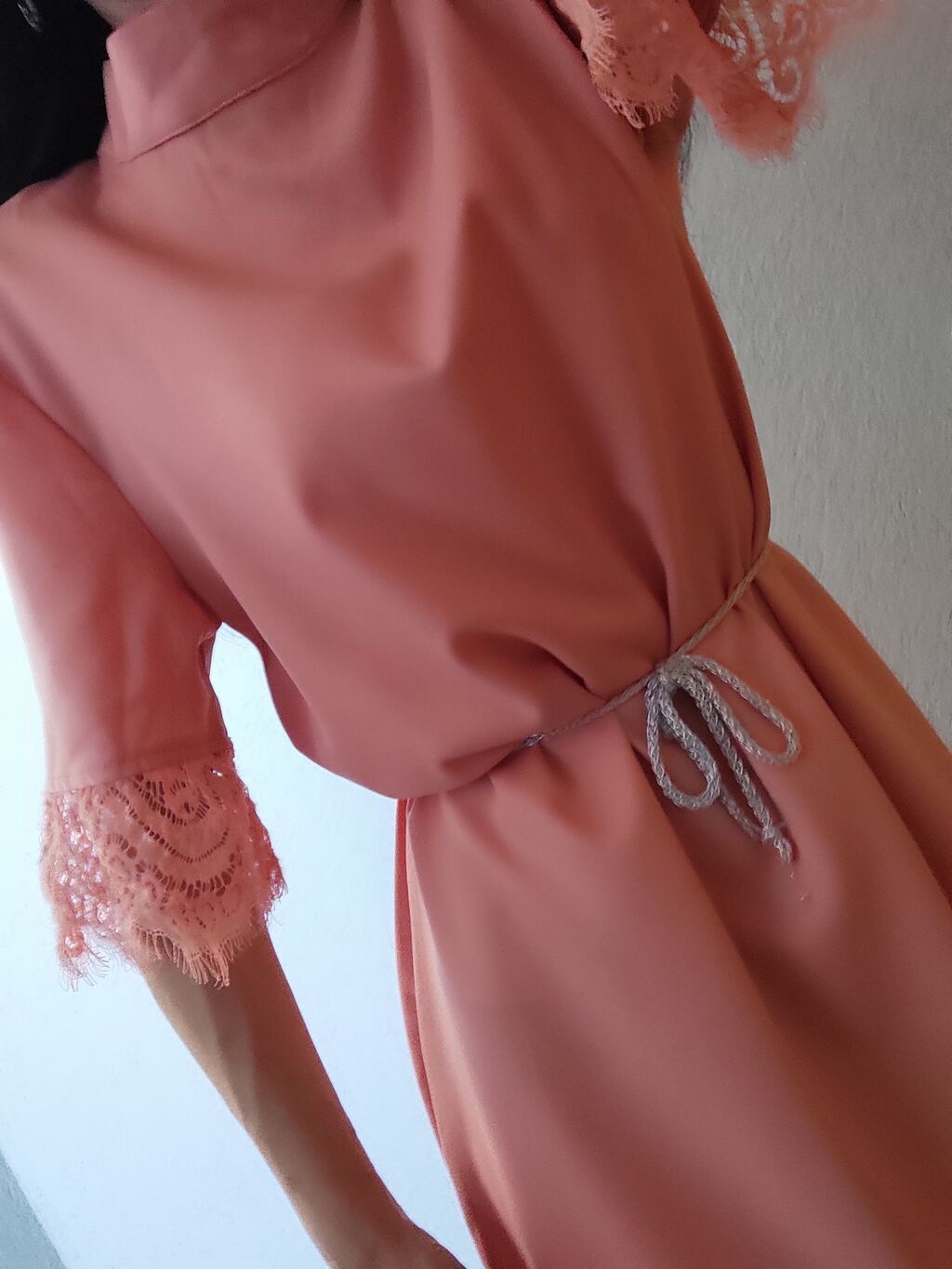 Haljina shein,s/m,maxi,puder roze