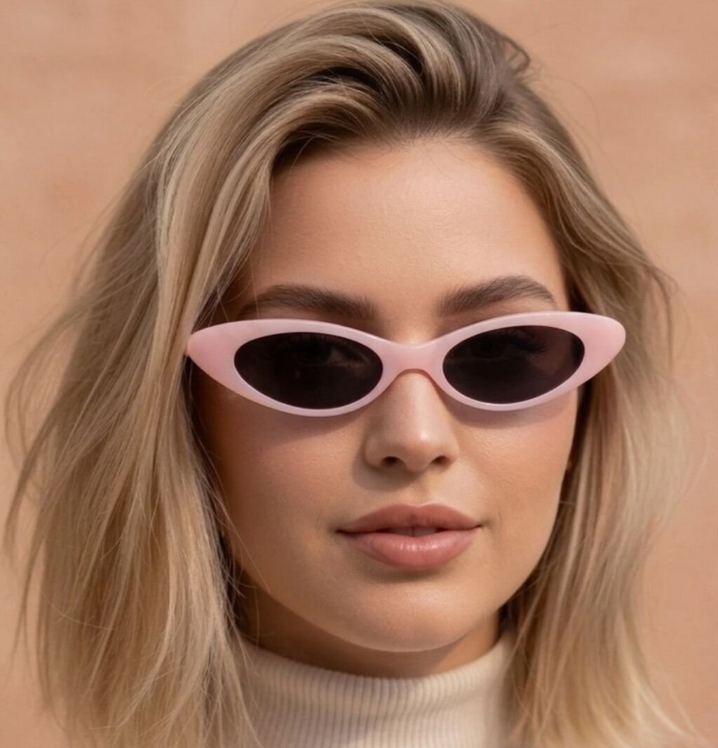 Retro naočare za sunce – mačkasti (cat-eye) dizajn - Okvir: mat