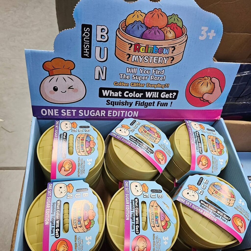 Dumpling Squishy – Rainbow je mekana i zabavna fidget igračka u
