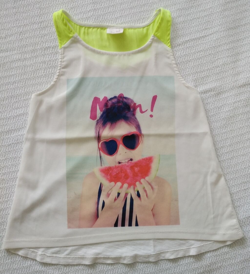 Zara Girls majica   neon detalji lubenica preslatka baš efektna