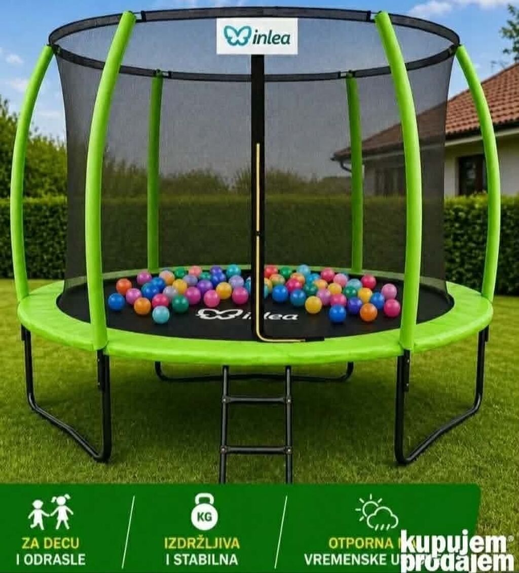 NOVE TRAMBOLINE 305cm ! ! ! GRATIS MERDEVINE / 100 GRATIS LOPTICA