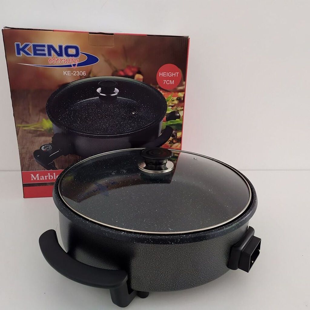 KENO električna tava sa poklopcem – model KE-2306 - Okrugla