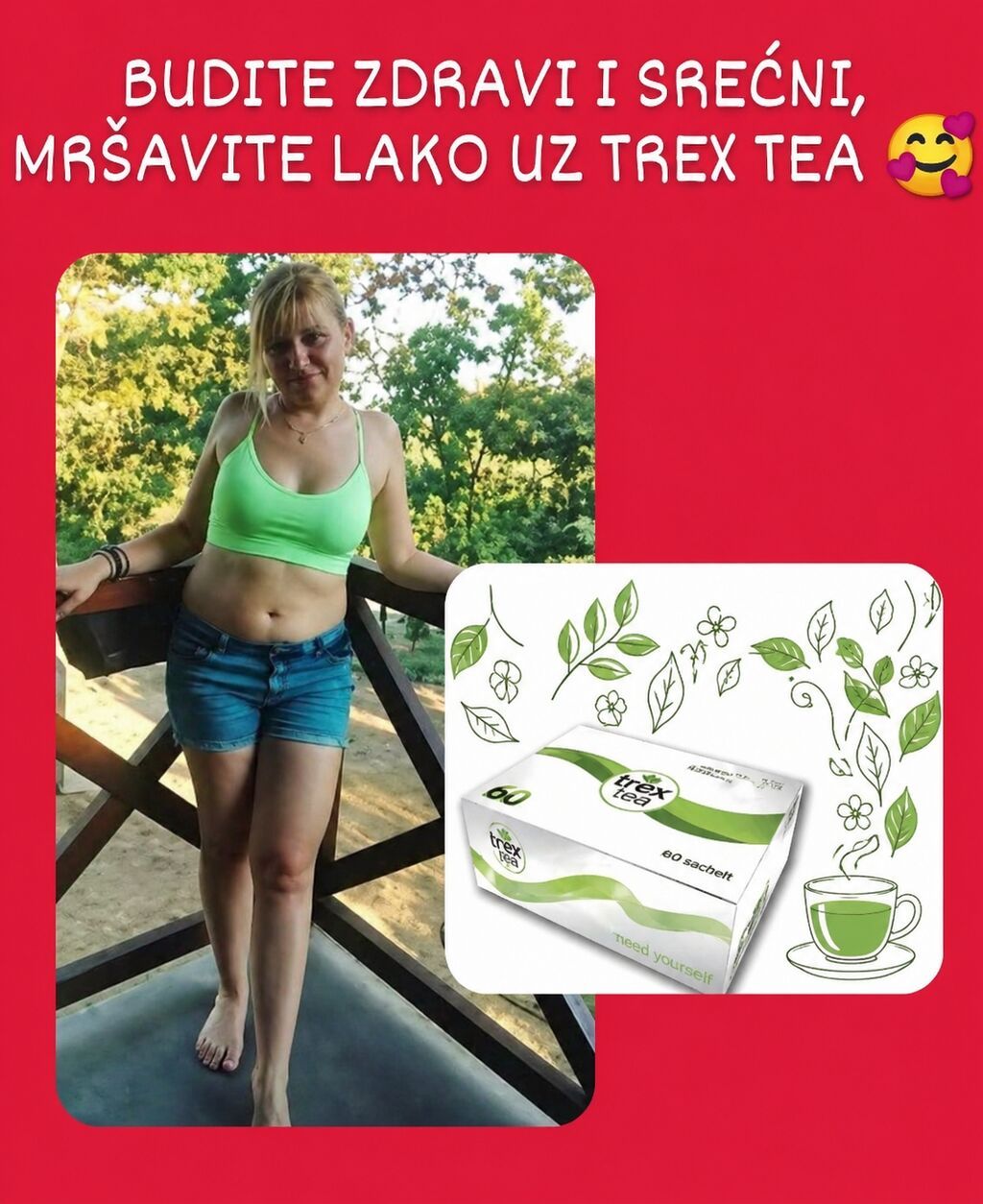 TREX TEA – biljni čaj za mršavljenje - Napravljen od 11 pažljivo
