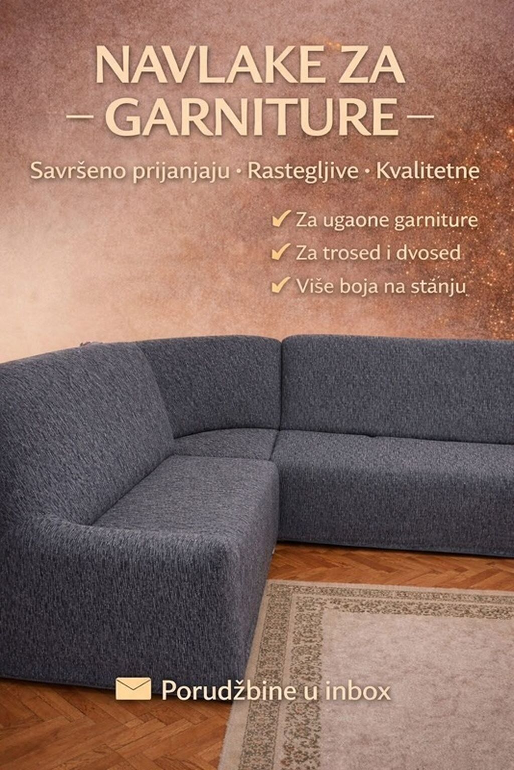 Navlake za garniture – elastične, kvalitetne i lepo prijanjaju. Novo