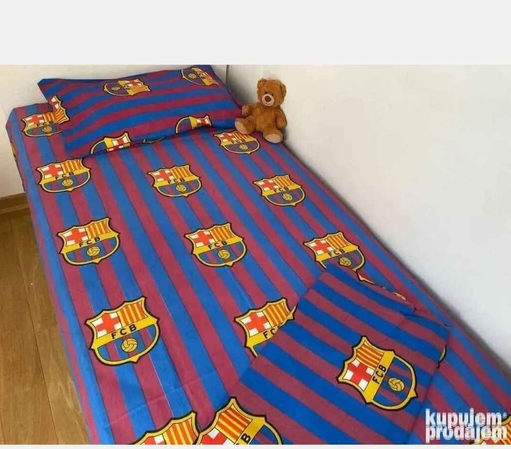 Barcelona FC Posteljina Komplet NOVO Barselona 100% Pamuk FCB Komplet