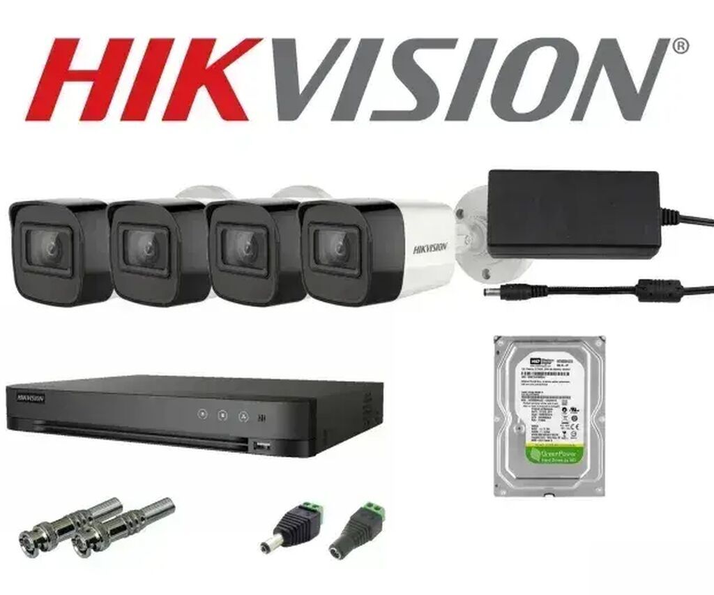 Hikvision SUPER HD Komplet Video Nadzora    Kamere: Hikvision