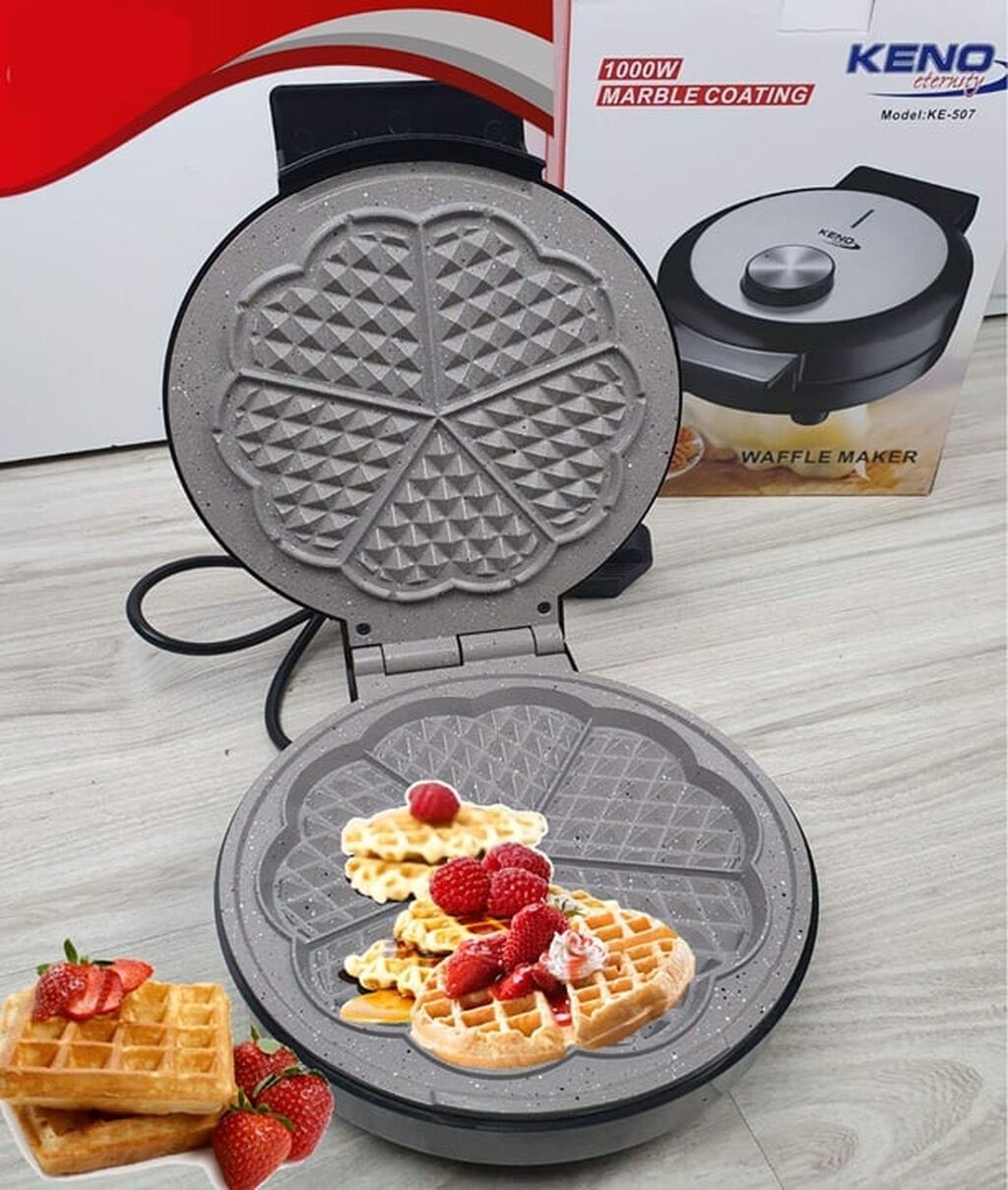 Aparat za vafle KENO Eternity KE-507 - Snaga: 1000 W – brzo