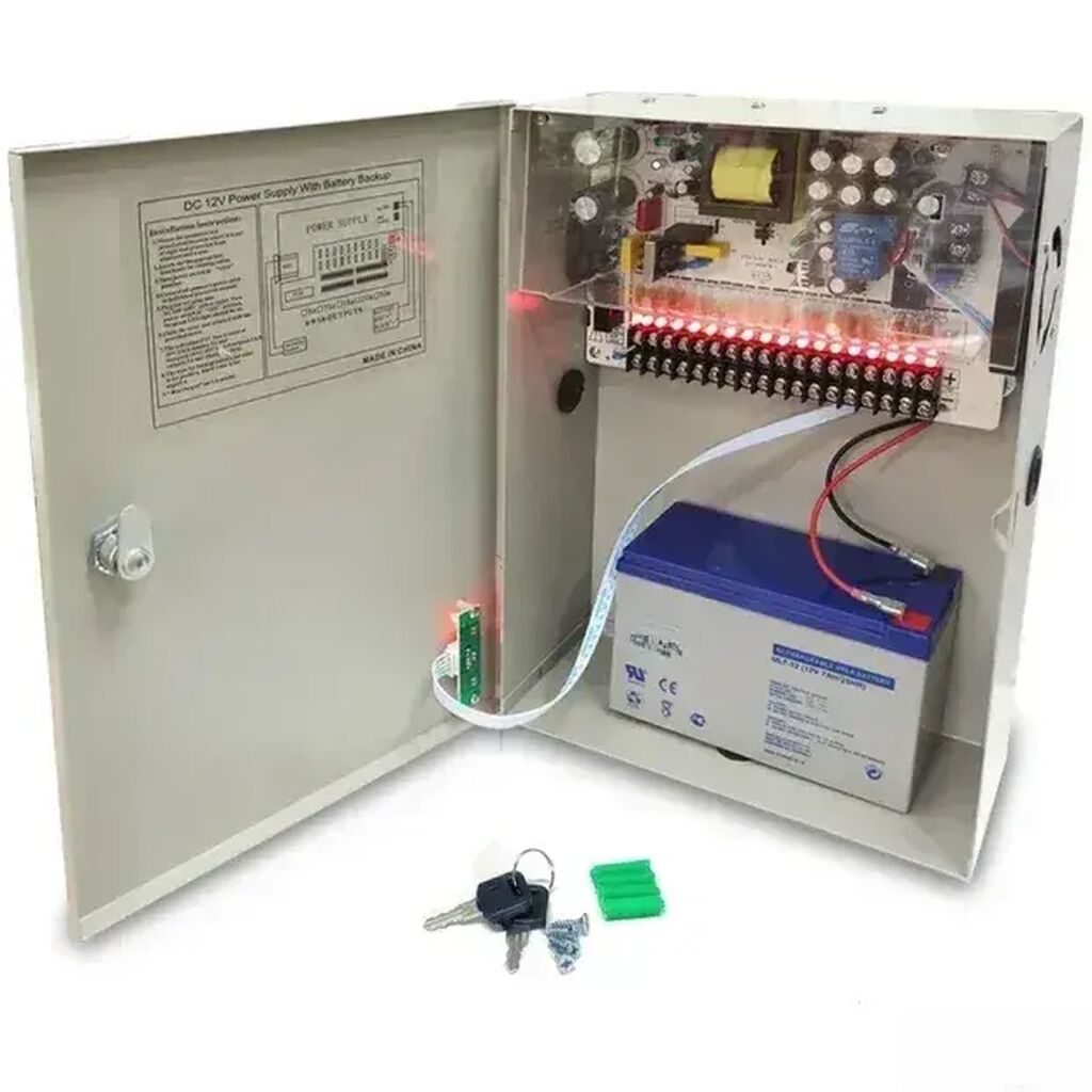 Napajanje 12V 20A sa podrškom za bateriju Napajanje 12V 20A za CCTV i