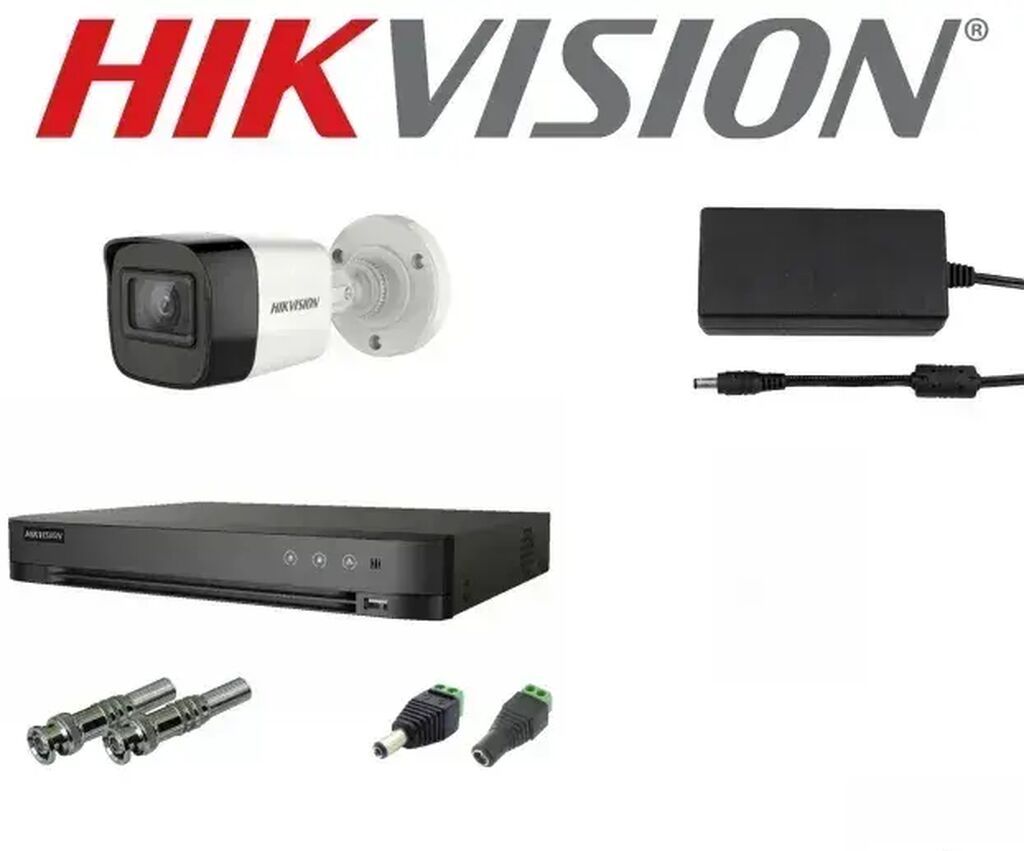 Hikvision SUPER HD komplet video nadzor 1 1 x 4u1 kamera Hikvision