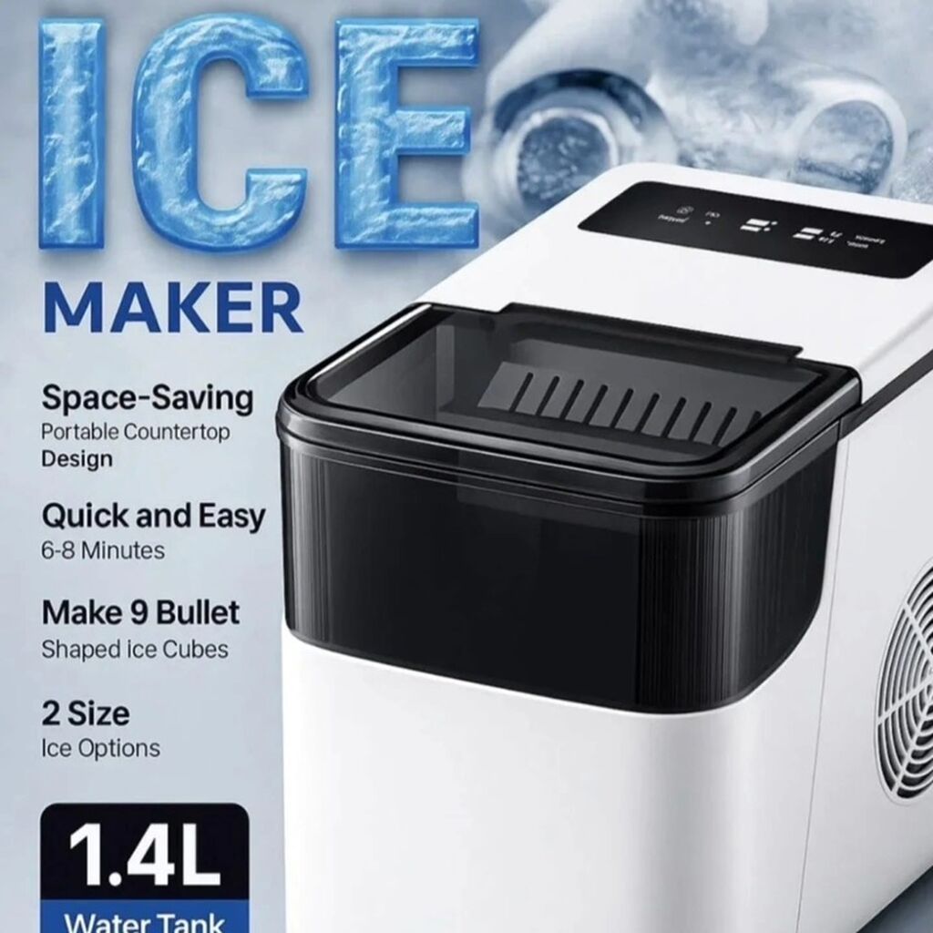 TERECOO Ice Maker – Praktičan i Moderan Ledomat za Svaki Dom ili