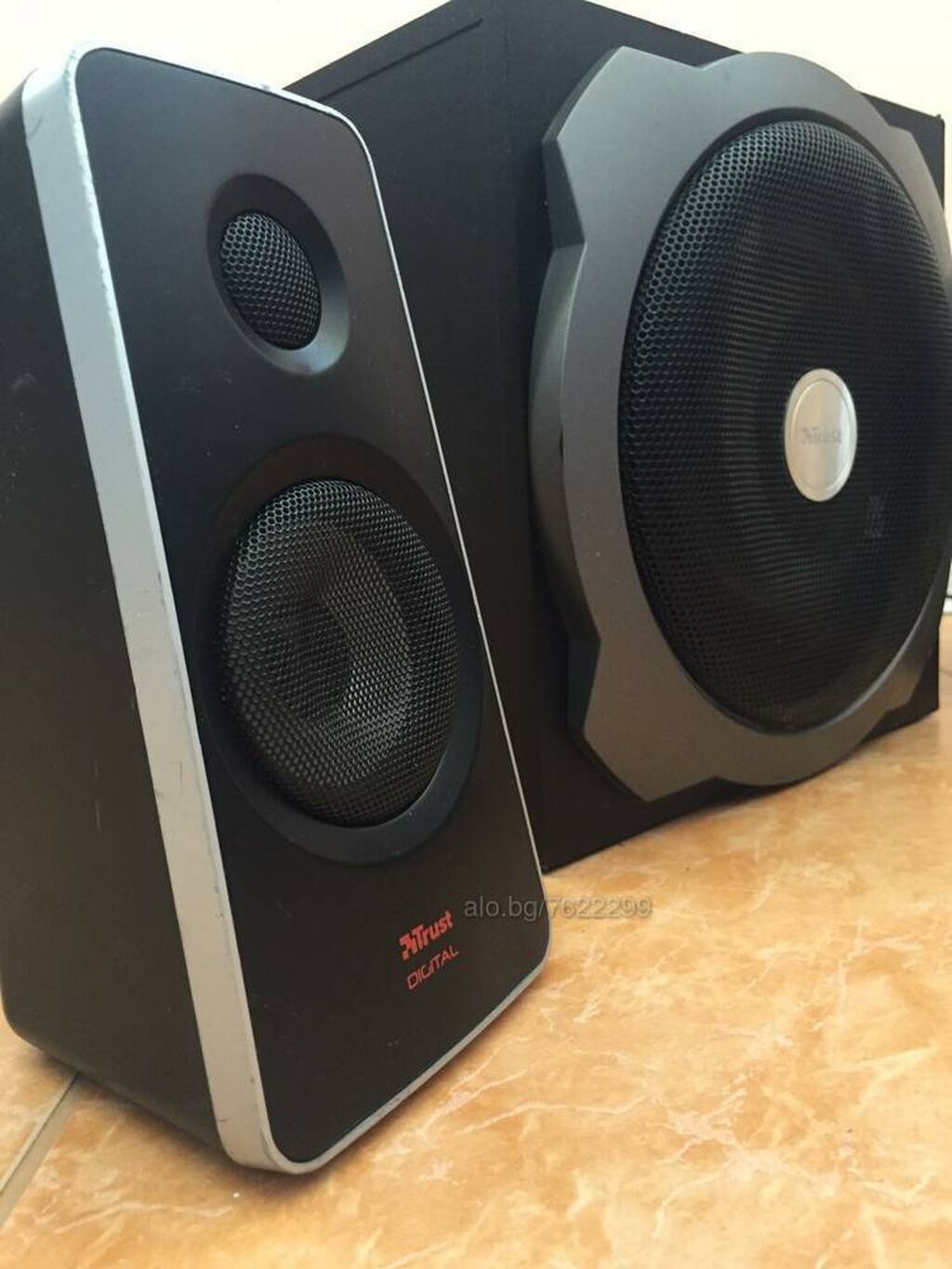 TRUST Tytan 2.1 subwoofer speaker set crni 120 W najeftinije na sajtu