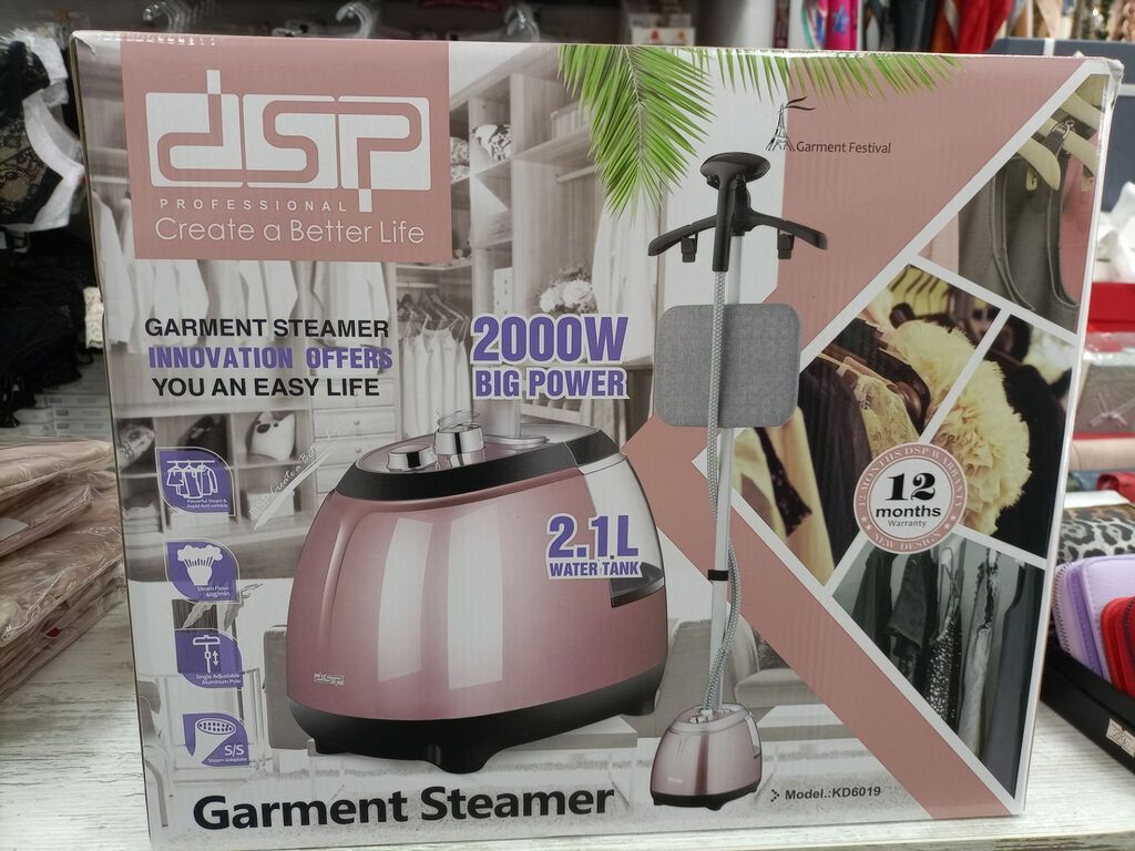 DSP Professional Garment Steamer – model KD6019 - Snaga: 2000 W