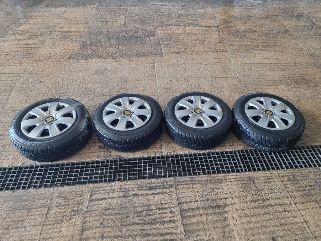 Gume M+S cetrnestice 175 65 r 14 sq celicnim felnama i ratkapnama