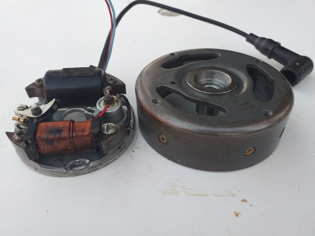 Crno Paljenje iskra za Tomos a3 apn 4,6 bt, atx 6v 17 w Magnet