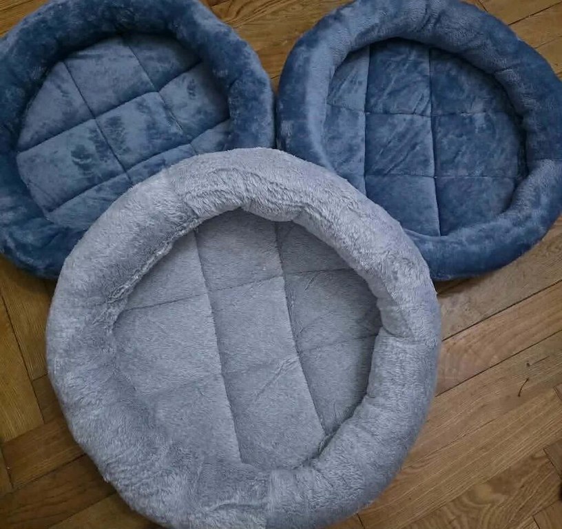 Ležaj gnezdo za kućne ljubimce mace i kuce. - Mekani materijal