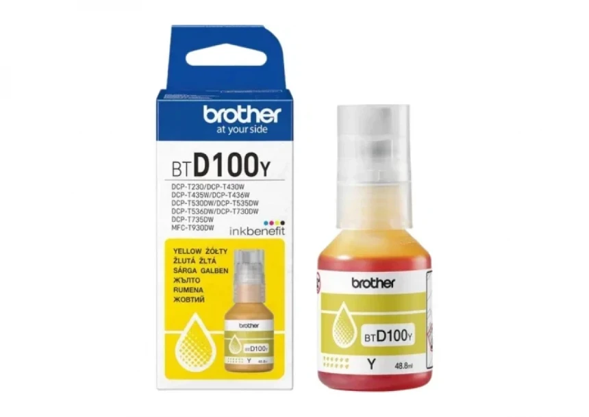 Kertridž Brother BTD100Y Ink bočica Yellow 5K