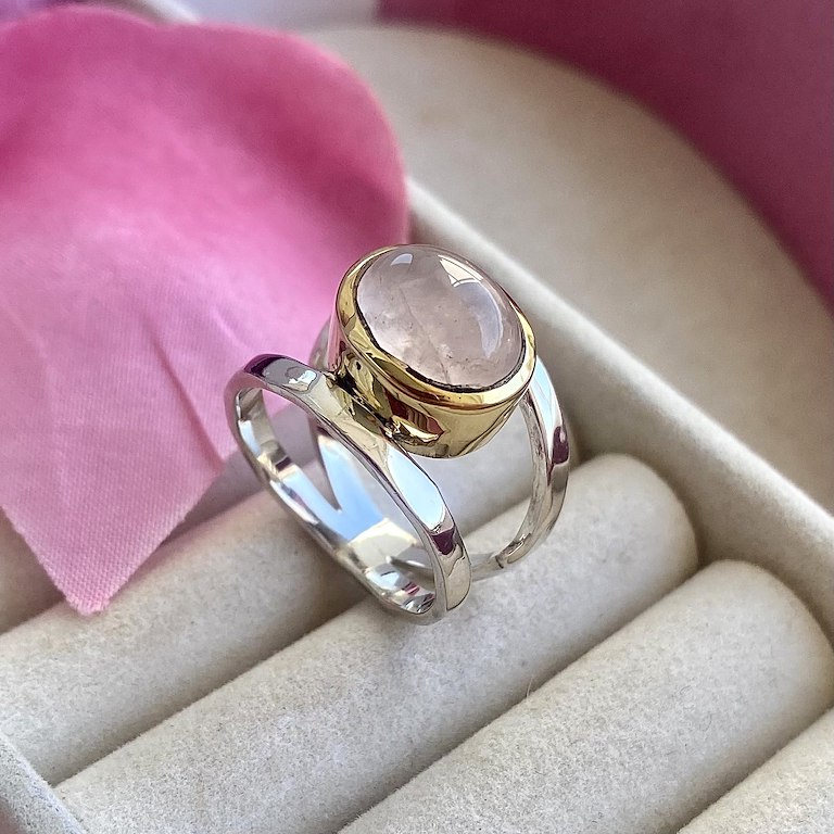 Srebrni prsten „Luna Glow“ P585