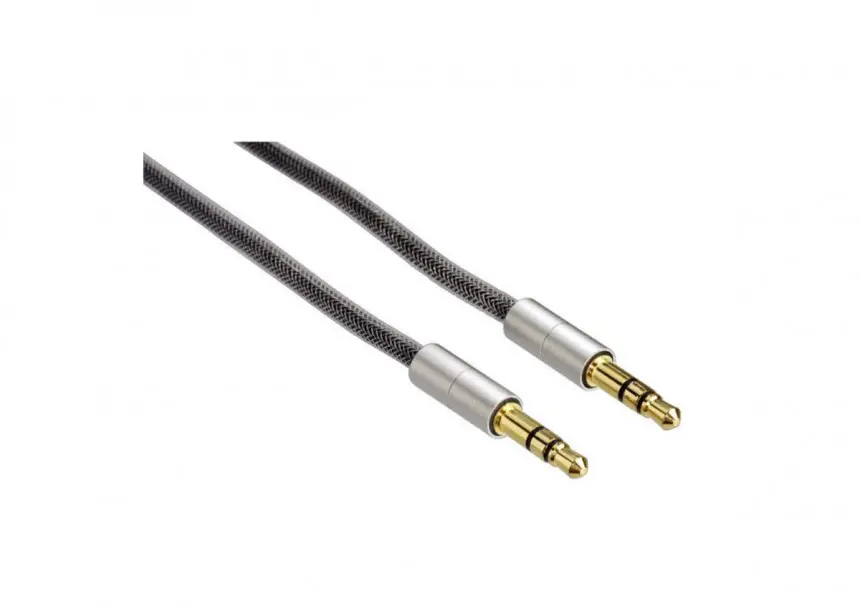 HAMA Audio Alu Kabl 3.5mm (muški) na 3.5mm (muški) 0.5m