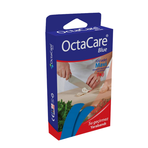 OctaCare flaster sa magnetskim slojem u plavoj boji, 19mm x 72mm, a100