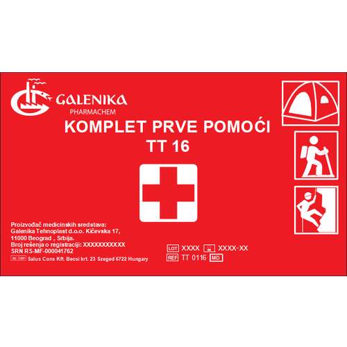 GLP komplet prve pomoći za planinare TT P mini