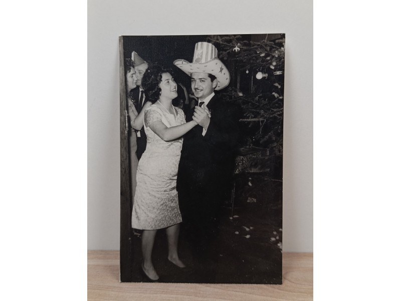 Vintage fotografija par pleše