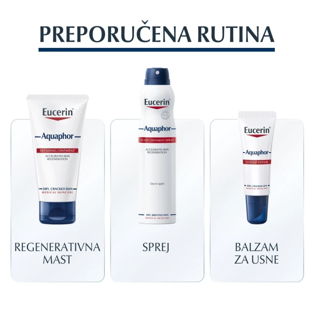 EUCERIN AQUAPHOR REGENERATIVNA MAST (220ml) – Ekonomično porodično pakovanje za SOS negu
