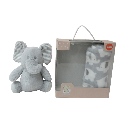 BBO Set Igračka + Ćebence (Wl-5672-1) – Grey Elephant