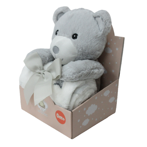 BBO Set Igračka + Ćebence (Wl-5337Rz) – Grey Bear