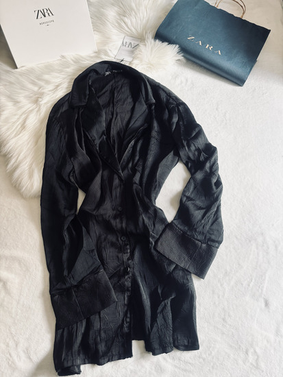 Zara satenska košulja S-M