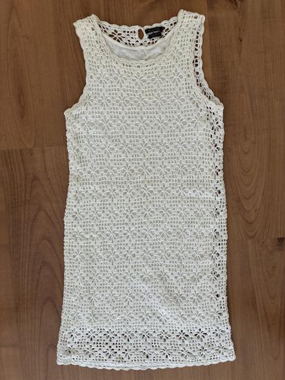 Massimo Dutti heklana haljina vezena M