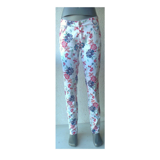 pantalone šarene uske nogavice br XS ROBOT FISH