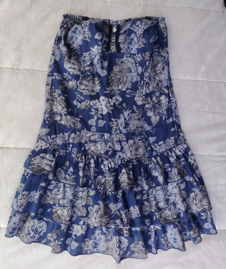 Cvetna boho top haljina