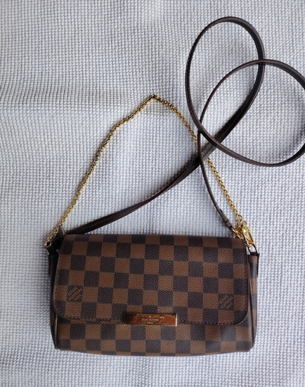 LOUIS VUITTON Favorite- Damier Ebene-ORIGINAL