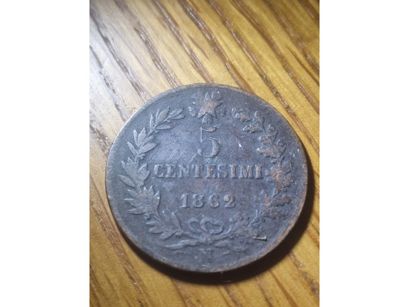 Italija Centesimi 1862 N