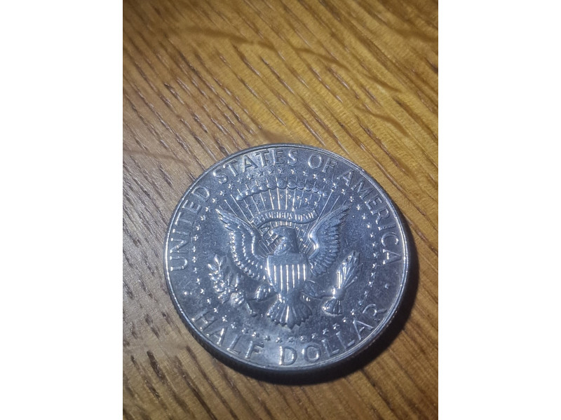 USA Half Dolar 1966 Srebro 11.5g aUNC