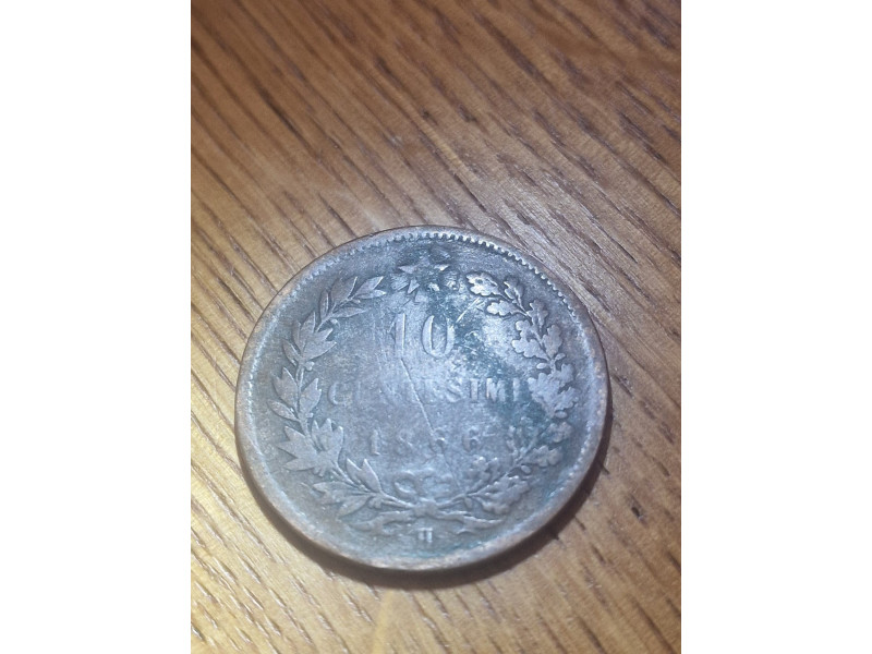Italija 10 Centesimi 1866 H