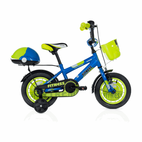 Dečija bicikla 12“ Fitness – Plavo-zelena (SM-12106)