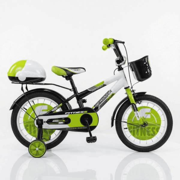 Dečija bicikla 16“ Fitness – Crno-Zelena (SM-16016)