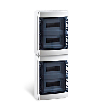 Distributivni orman 4-reda, 48 modula, IP65, providna vrata
870x310x148mm (VxŠxD), sadrži N i PE sabirnice, DIN šine podesive po dubini, klasa zaštite II, nazivni napon: 1000V AC/1500V DC, materi...