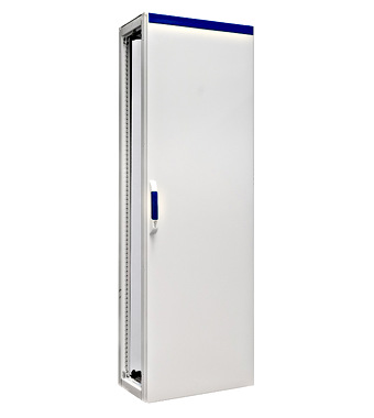 Serijski orman 1 vrata H=2000 W=600 D=800
sheet steel, RAL7035, without mounting plate, four-point rod lock with push-pull handle