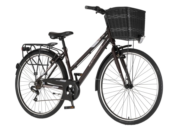 Bicikl 28/18in 6 brzina 155-178cm braon crni Explorer Axys Lady 1282090
