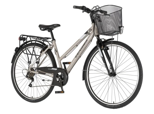 Bicikl 28/17in 6 brzina 155-178cm sivi Explorer Axys Lady 1282087