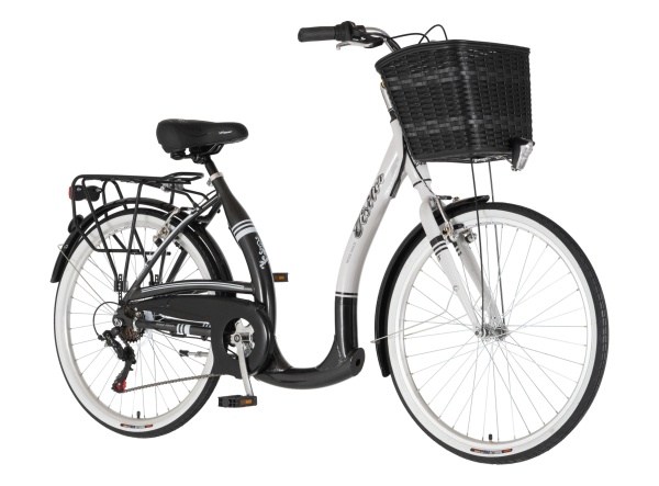 Bicikl 26/18in 155-178cm 6 brzina belo crni Visitor Vintage 1262102
