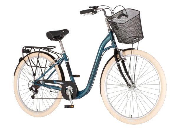 Bicikl 28/20in 6 brzina 167-192cm plavi Visitor Fashion Elite 1282040