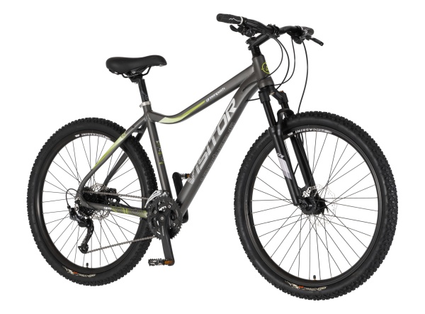 MTB bicikl 27,5/19in 24 brzine 170-185cm disk hidraulika sivi Visitor GPS 1270060