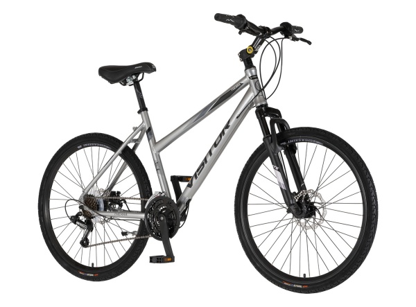 MTB bicikl 26/19in 21 brzina 155-178cm srebrni Visitor CRX D2 1262098
